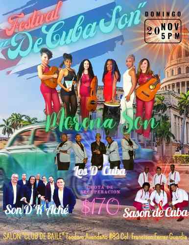 Invitan al festival musical “De Cuba Son”, en Xalapa - Al Calor Político