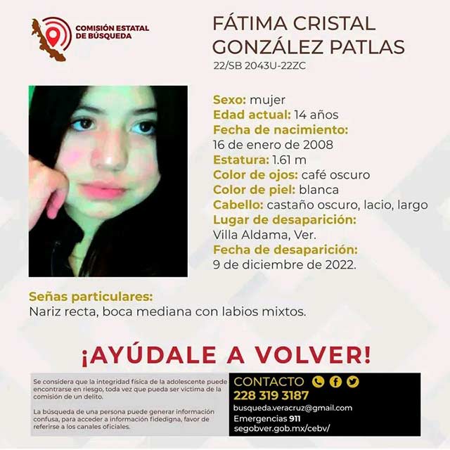 Temen que a Fátima ya se la llevaran a otro Estado; familia urge ayuda ...