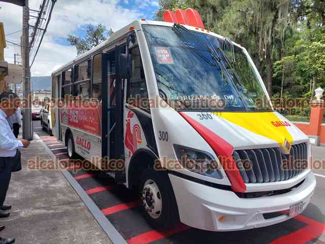 Inicia operación línea de autobuses “Gallo” del Ayuntamiento de Orizaba ...