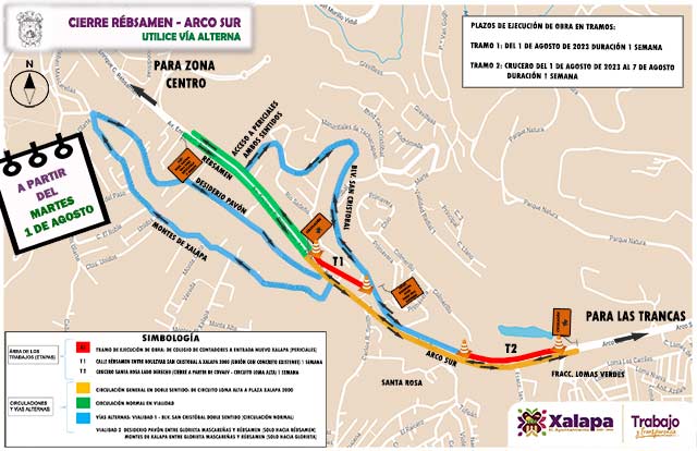Anuncia Ayuntamiento de Xalapa adecuaciones viales por obras en ...