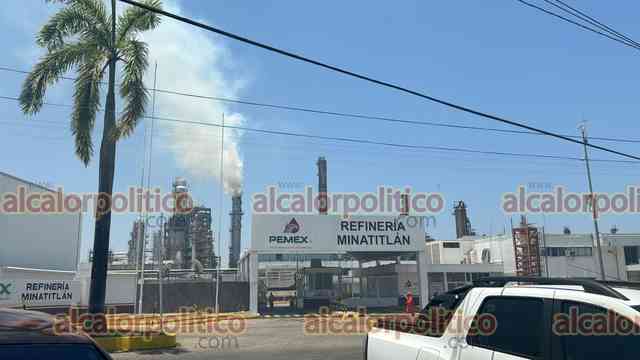Se registra fallo en una planta de la refinería Minatitlán; alarmó ...