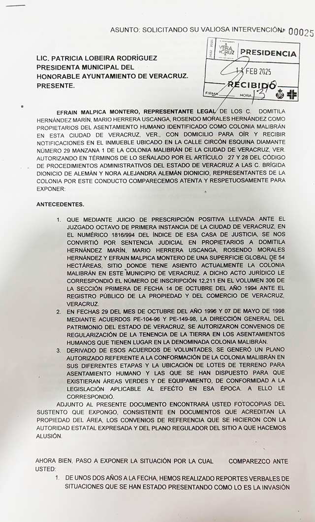 Acusan a funcionarios del ayuntamiento de Veracruz de solapar invasión ...