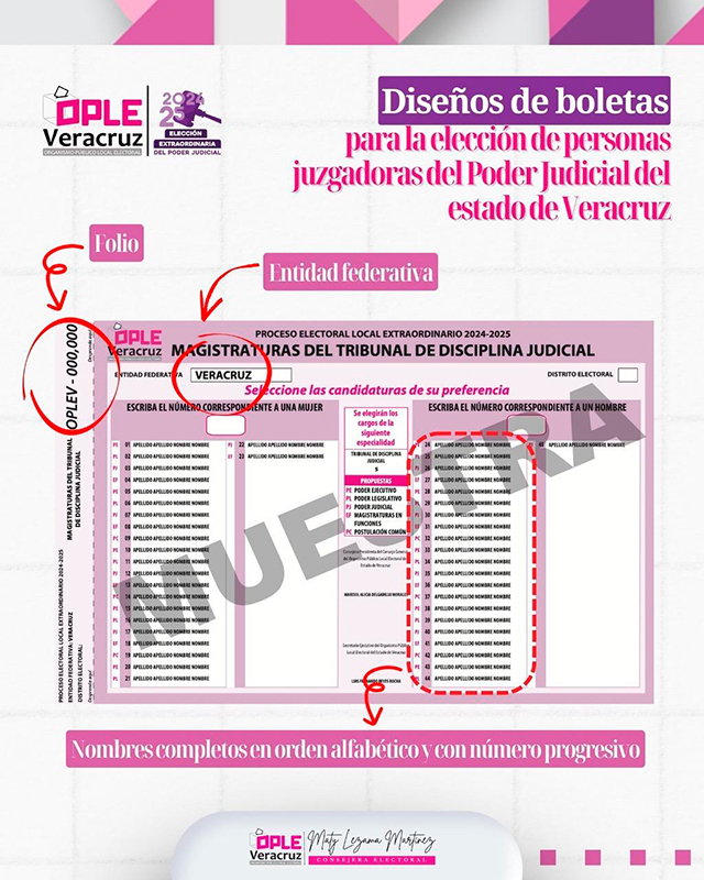 Aspirante se inconforma ante Tribunal por boletas de OPLE para elección ...