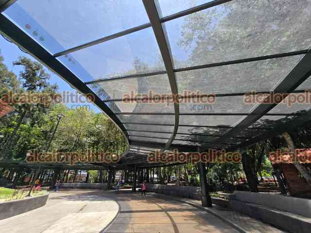 Parque de la Alameda, en Orizaba, embellecido con rotonda de cristal ...