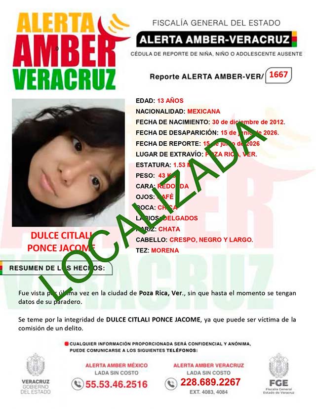 Desactivación de Alertas Amber 1665, 1667 y 1640 - Al Calor Político